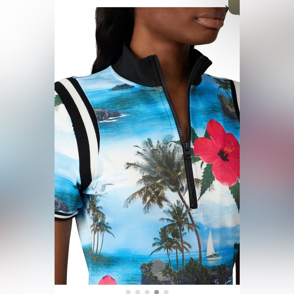 Pam And Gela Aloha Track Dress - Gem